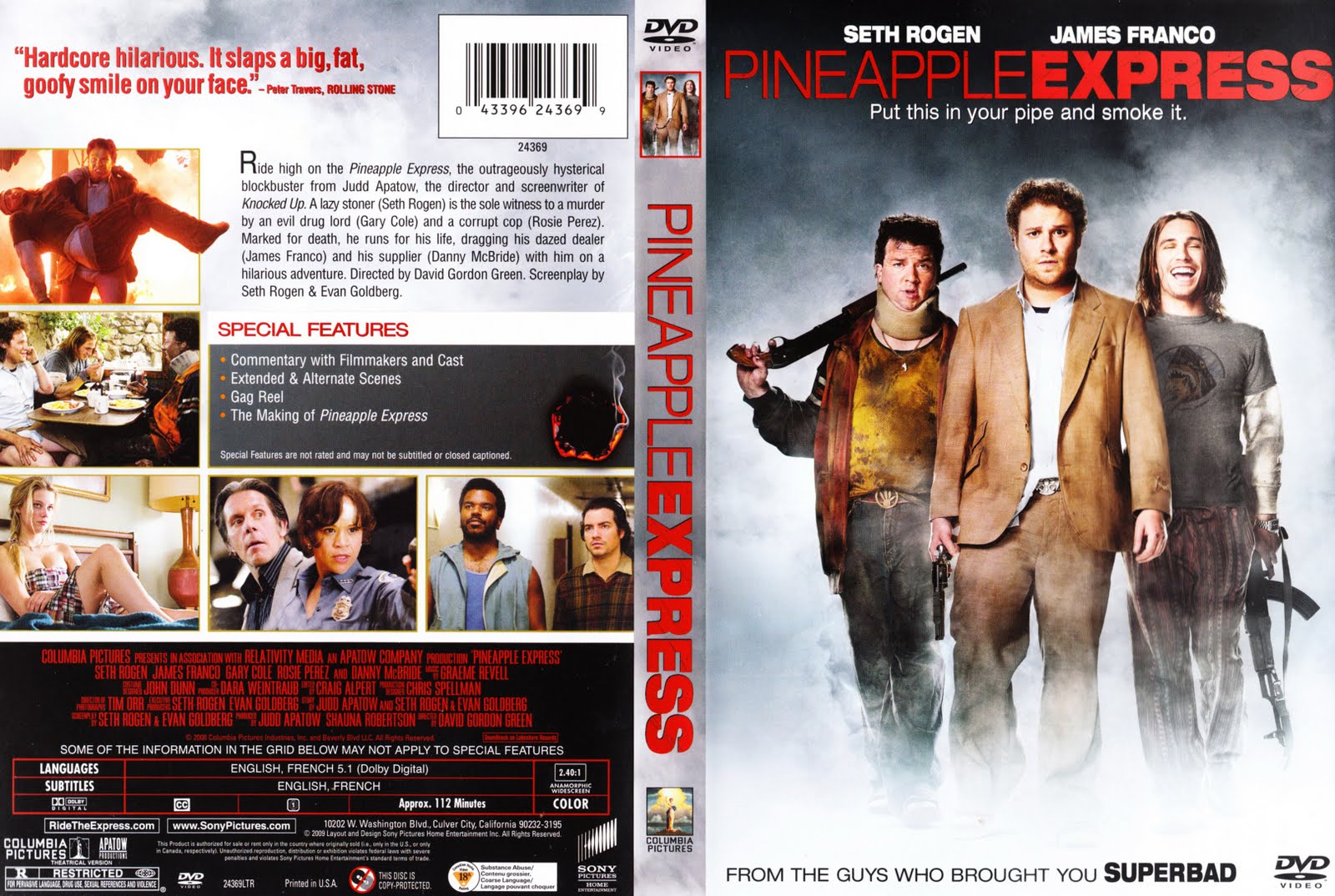 DVD Lables: PineApple Express